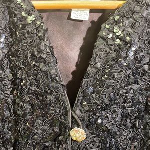 Patra | Jackets & Coats | Vintage Patra Sequin Lace Blazer Size 8 ...